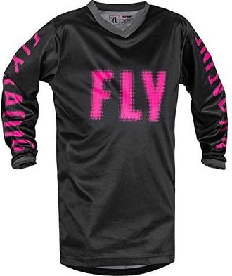 Fly Racing Maillot 2023 Youth F-16 (noir/rose, jeune)