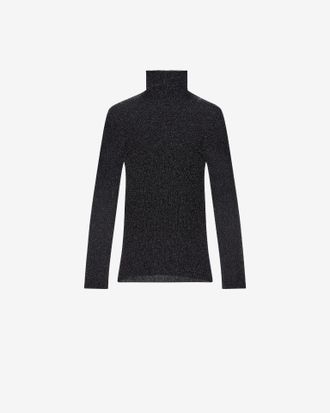 Isabel Marant Pull Izzi - Femme - Noir Et Argent&eacute; - Taille 34 - Isabel Marant