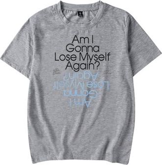 Generic Julia Jacklin T-shirt &agrave; manches courtes pour femme et homme d&eacute;contract&eacute; 2026, gris, 3XL