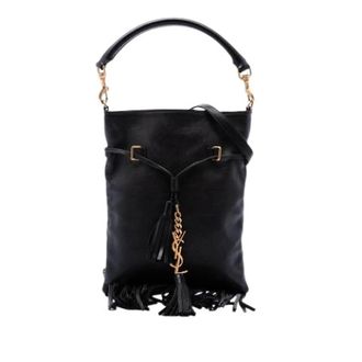 Saint Laurent Pre-owned Sac seau en cuir - Femme - Pre-owned - Noir - Taille: ONE Size
