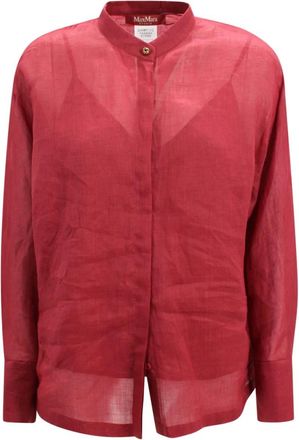 Max Mara Femme, Blouses et Chemises, Rouge, Taille: 34 FR Chemises