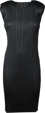 Issey Miyake Femme, Robes, Noir, Taille: 44 FR Robe Noire &Eacute;l&eacute;gante Aw24