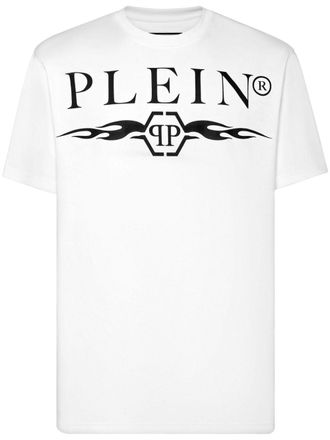 Philipp Plein t-shirt à logo imprimé - Blanc
