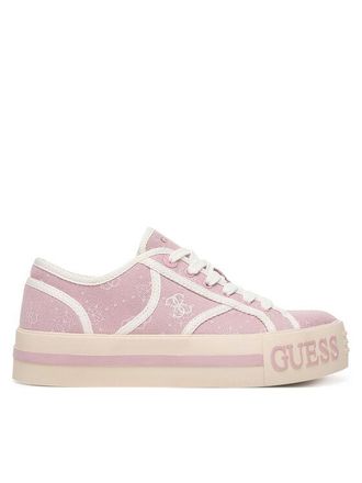 Guess Sneakers aus Stoff FLPI2S FAL12 Rosa