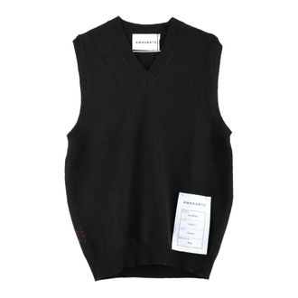 Amaranto Amar&aacute;nto, Homme, Pulls, Noir, Taille: L Pull V &agrave; maille