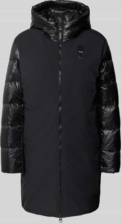 Blauer Steppjacke mit Daunen-Federn-F&uuml;llung Modell SAWYER
