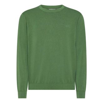 Sun 68 Gr&uuml;ner Pullover mit langen &Auml;rmeln - - Knitwear - Herren - Gr&uuml;n - S