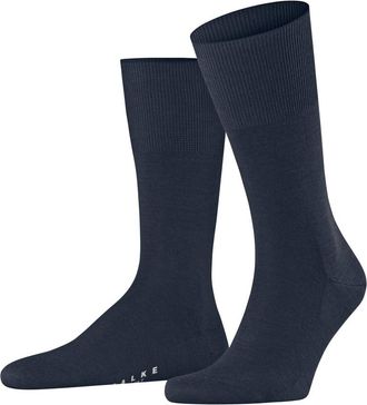 Falke Glatte Socken Airport mit klimaregulierender Merinowolle in