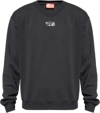 Diesel Homme, Sweatshirts et sweats &agrave; capuche, Noir, Taille: L S-norm-iod SweaT-shirt
