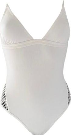 Melissa Odabash White One Piece Swimsuit Size S