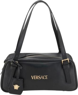 Versace Femme, Sacs, Noir, Taille: ONE Size Padded Leather Shoulder Bag