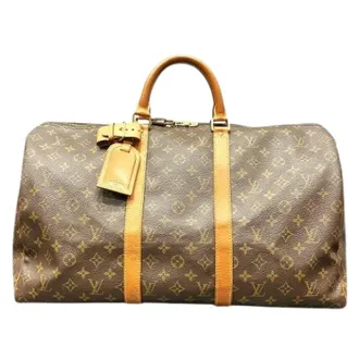 Louis Vuitton Sac Keepall 50 Monogram Boston doccasion - unisex - Pre-owned - Brun - Taille: ONE Size