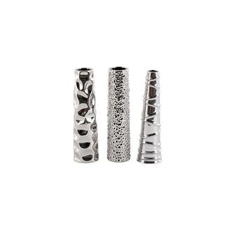 Deco 79 Ceramic Vase 3 Assorted 12 H, 3 W - 92553