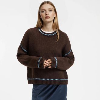 La Redoute Collections Pull Col Rond En Grosse Maille