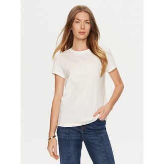 Twin-Set T-Shirt 241TP2212 Wei&szlig; Regular Fit