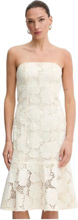 Guess Damen, Kleider, Beige, MGr&ouml;&szlig;e