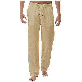 Generic Hose Herren - Modische Herrenhosen f&uuml;r den Sommer Leichte Freizeithose mit bequemem Schnitt stilvollem Design