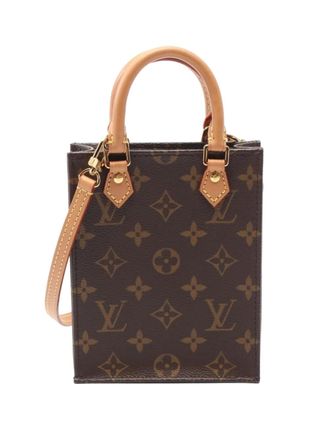 Louis Vuitton sac à main Petite Sac Plat (2020) - Marron