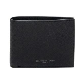 Gianni Chiarini Homme, Accessoires, Noir, Taille: ONE Size Portefeuille compact bifold
