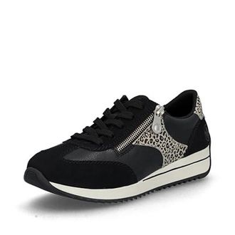 Rieker Baskets &agrave; lacets pour femme N1210, Noir 00., 43 EU Weit