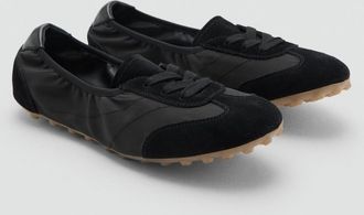 Mango Tennis combin&eacute;es su&egrave;de noir - Femme - 36 - MANGO