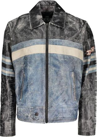 Diesel Homme, Vestes, Multicolore, Taille: XL Modern Leather Jacket