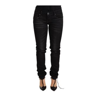 Acht Low Waist Skinny Denim - - Jeans - Damen - Schwarzk - W26