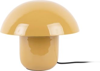 Leitmotiv Tischlampe Fat Mushroom - Gelb - 29x29x25cm - Rund - Eisen - Tischleuchte Wohnzimmer & Schlafzimmer - Tischlampen modern