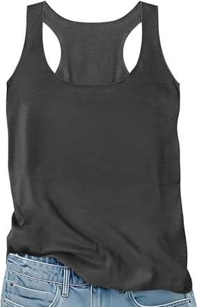 Generic Debardeur Femme Chic et &eacute;l&eacute;gant Chemisier sans Manche Imprim&eacute; D&eacute;bardeur Crop Top Ete Haut Chic et Elegant Caraco Vetement Femme Tee Shirt sans Manche 