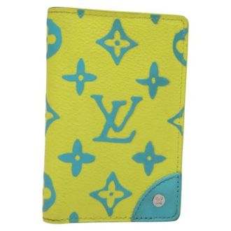 Louis Vuitton Pre-owned Canvas portemonnaies - - Pre-owned - Damen - Gelb - ONE SIZE