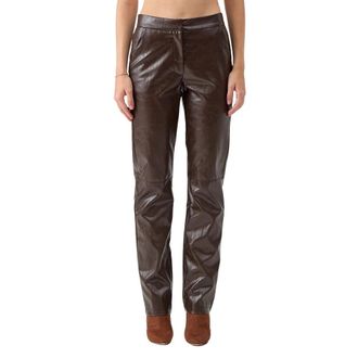 Federica Tosi Pantalone tessuto metallizzato - - Trousers - Damen - Braun - L
