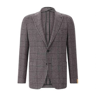 Tagliatore Kariertes Sakko - - Jackets - Herren - Mehrfarbig - M