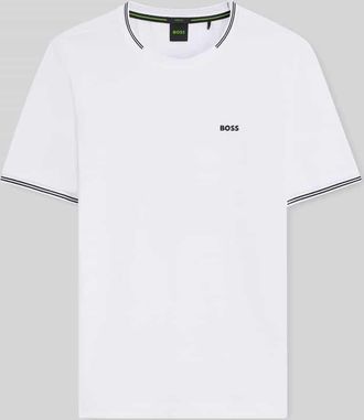 HUGO BOSS Regular Fit T-Shirt aus Baumwoll-Mix Modell TAUL