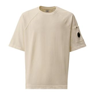 C.P. Company C.p. Company, Homme, Tops, Beige, Taille: XS Tee-Shirt Goggle