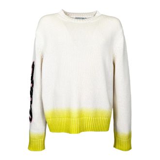 Dior Homme, Pulls, Beige, Taille: XL Pull en laine vierge