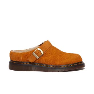 Dr. Martens Homme, Chaussures, Brun, Taille: 44 EU Mule Slip-On Marron &agrave; Poils Longs