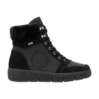 Remonte Schwarze L&auml;ssige Damen Stiefeletten - - Shoes - Damen - Schwarzk - 38 EU
