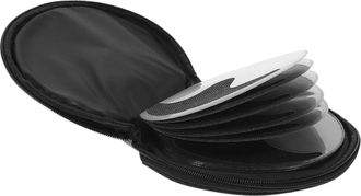 DOITOOL Tragbare CD Aufbewahrungstasche mit Reißverschluss Großer Kapazität für CDs DVDs Oxford Stoff Wasserabweisend Kompakt und Platzsparend für Auto und Zu