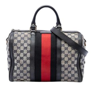 Gucci Pre-owned Vintage Canvas Satchel - Femme - Pre-owned - Multicolore - Taille: ONE Size