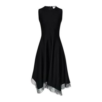 Alexander McQueen Kleid mit Spitzendetail - - Dresses - Damen - Schwarzk - S