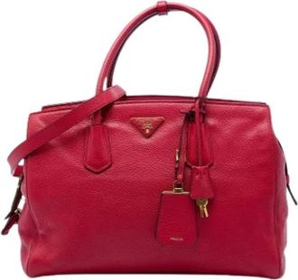 Prada Pre-owned Vintage Satchel - Femme - Pre-owned - Rouge - Taille: ONE Size
