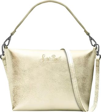 MC2 Saint Barth Aline Schultertasche mit Logo-Riemen - Gold