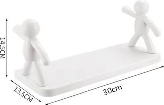 Generic Stabiles, Tragendes, an der Wand Montiertes Lagerregal, Einfache Installation f&uuml;r die K&uuml;chentoilette (White)