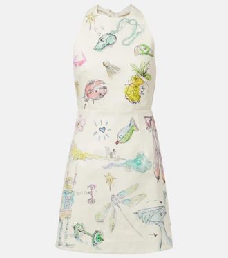 Alemais Alémais Bedrucktes Minikleid Court aus Baumwolle