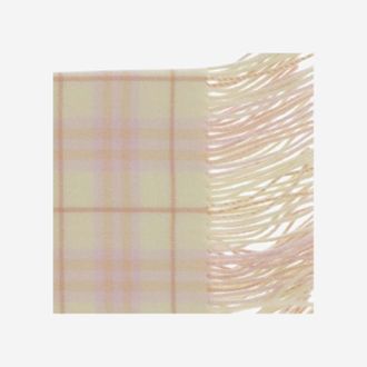 Burberry Unisex Cashmere Check Scarf Scarfs