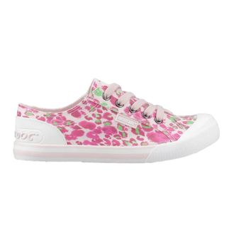 Rocket Dog Jazzin Tierprint Freizeitschuhe f&uuml;r Damen (Pink/Bunt)