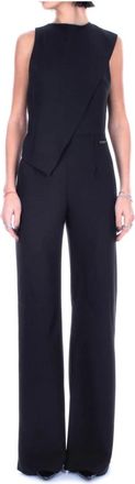 Costume National Femme, Combinaisons et Ensembles, Noir, Taille: 42 FR Combinaison Pantalon Sans Manches