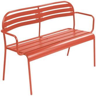 Sweeek Outdoor-Sitzbank aus Stahl f&uuml;r 2 Personen