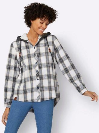 Witt Klassische Bluse Flanell-Bluse Langarm