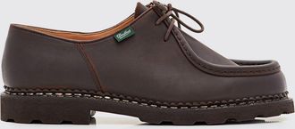 Paraboot Michael Derby-Schuhe aus ge&ouml;ltem Leder mit erhabener Sch&uuml;rze und Gummisohle